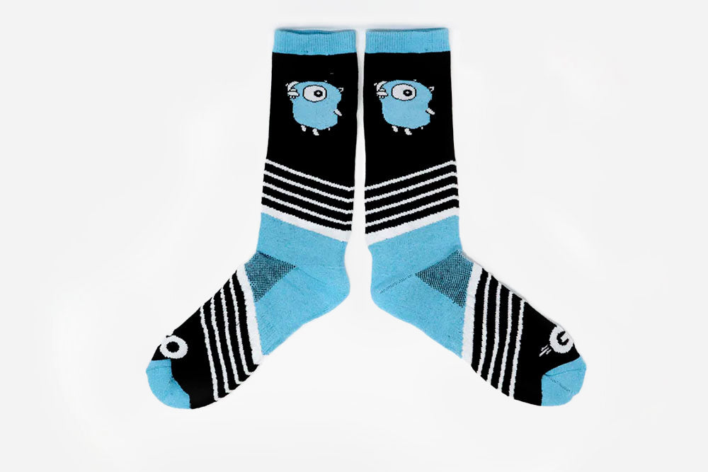 Striped Gopher Athletic Socks - Adult – Ardan Labs Swag Store